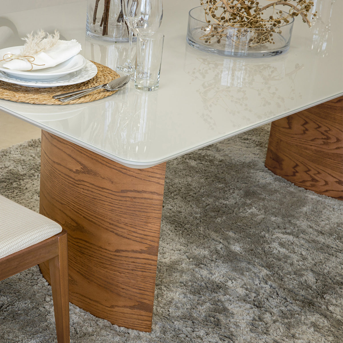 Mesa de Jantar Retangular Landa | INUSUAL - Móveis